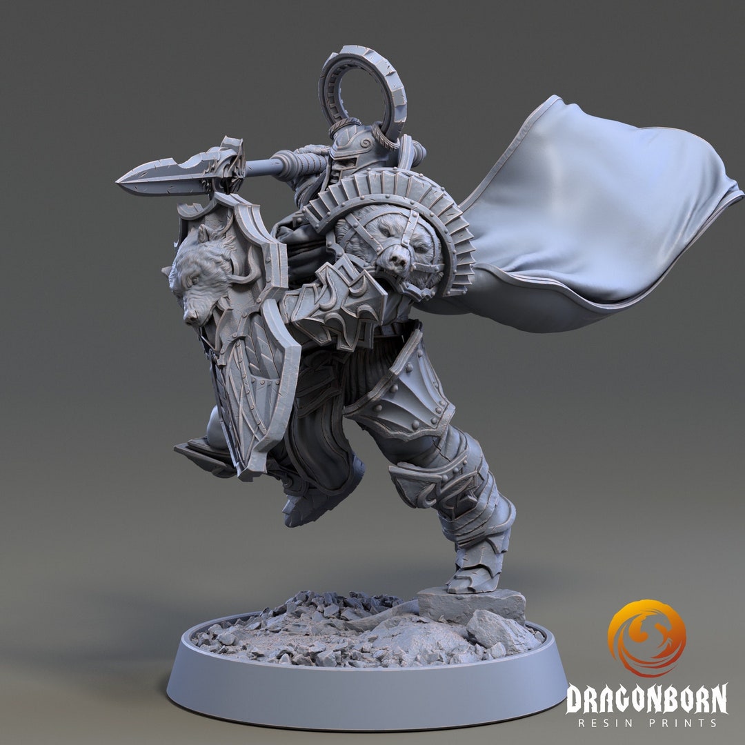 Roland Watcher Paladin Warrior Dnd RPG Wargaming D&D 9th Age Kings of ...