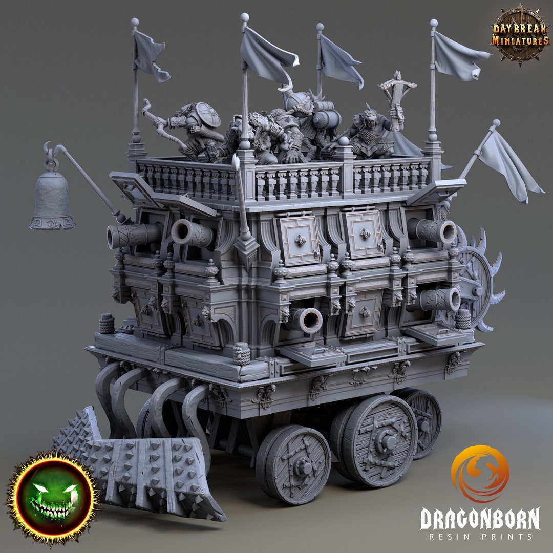 The Blood Plow From Hell Rat Warriors Dnd RPG Wargaming Miniatures D&D ...