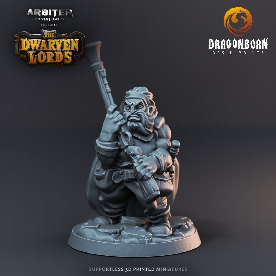 Dwarf Guns 6 D&D 9th Age Kings of War Tabletop Wargaming Dnd RPG ...