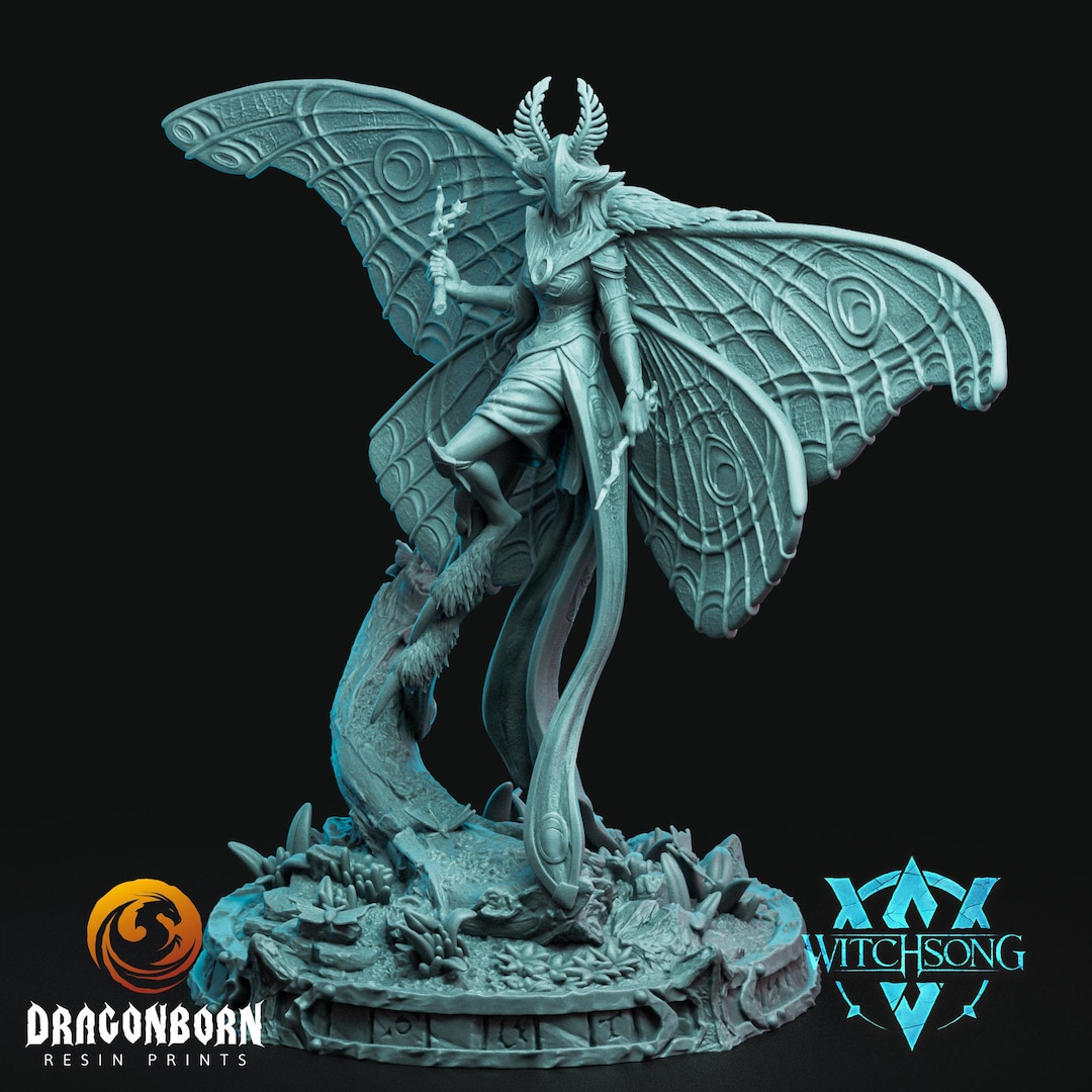 The Moth Queen - D&D Dnd RPG Fantasy Tabletop Wargaming Miniature ...
