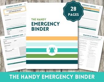 The Handy Emergency Binder -- Family Emergency Preparedness PDF ...