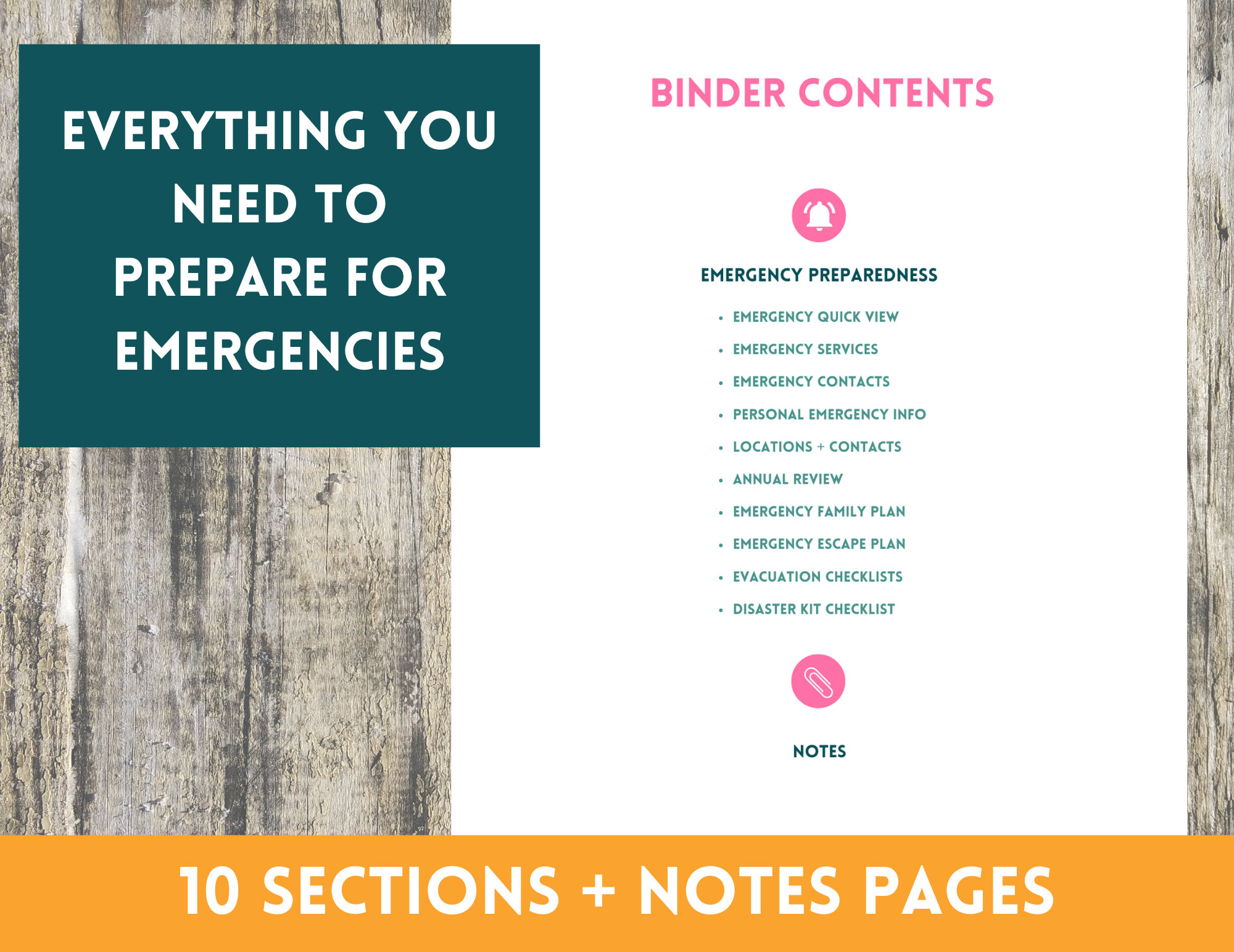 The Handy Emergency Binder -- Family Emergency Preparedness PDF ...