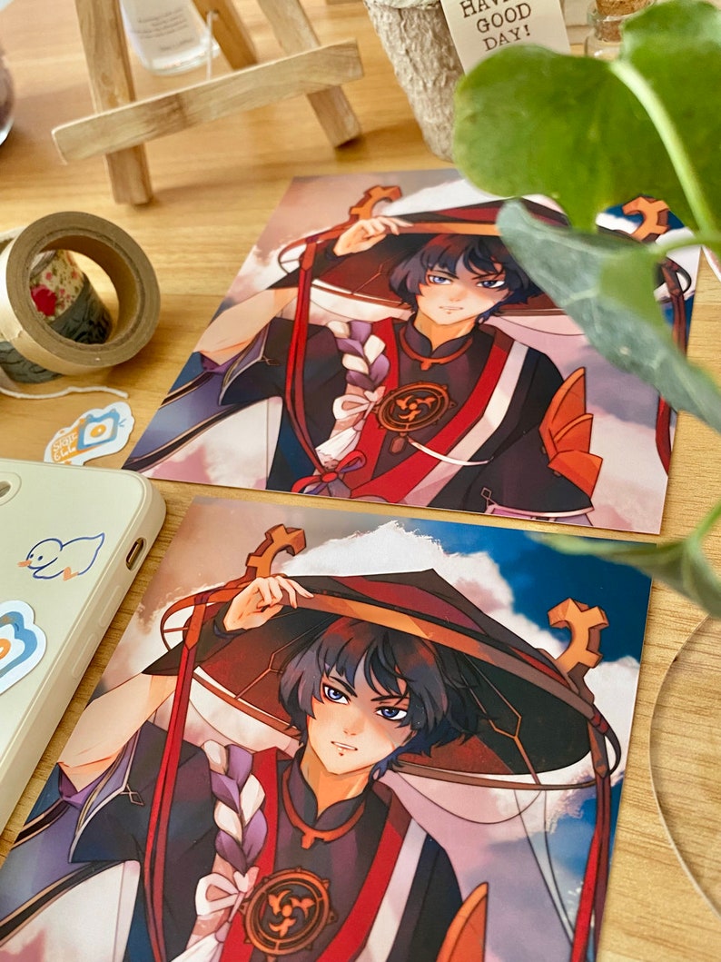 GENSHIN IMPACT SCARAMOUCHE Fan Merch Balladeer Art Print - Etsy