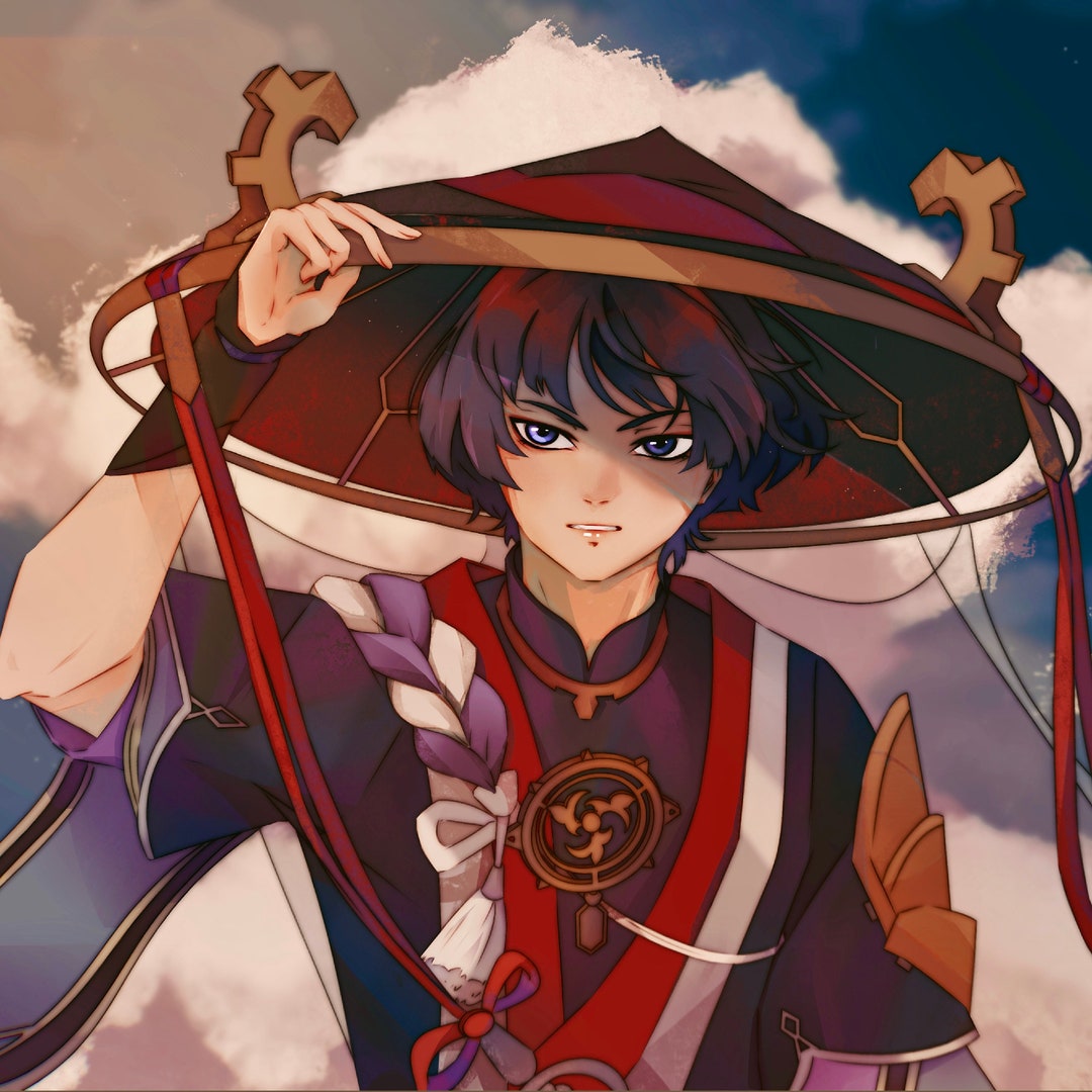 GENSHIN IMPACT SCARAMOUCHE Fan Merch Balladeer Art Print - Etsy