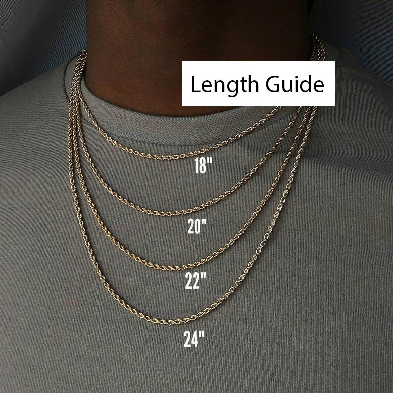 3MM 14k Gold Cuban Chain | Etsy