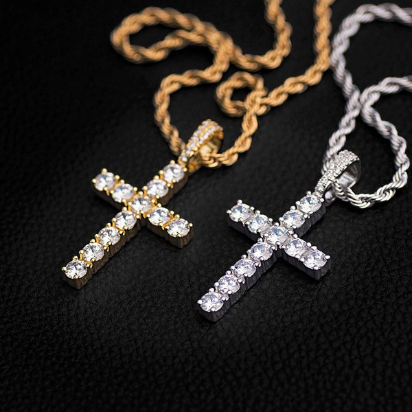 Chain With Cross - Etsy