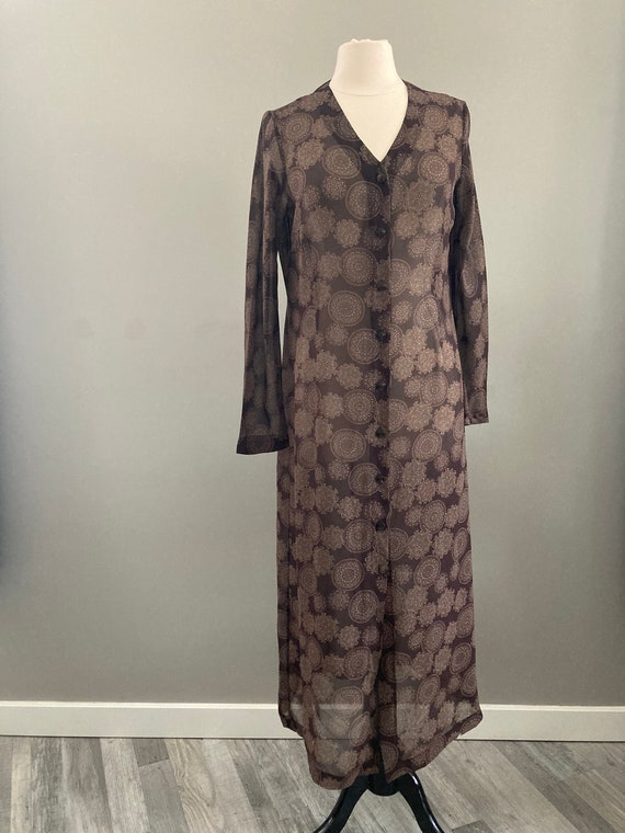 Brown Sheer Duster | Etsy
