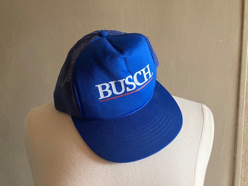 Vintage Busch Beer Logo Hat - Etsy