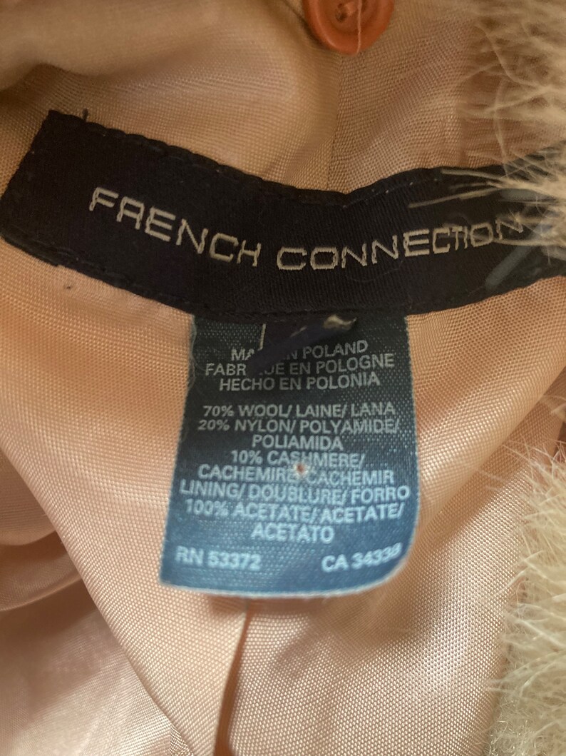 Pink Faux Fur Collar Coat - Etsy