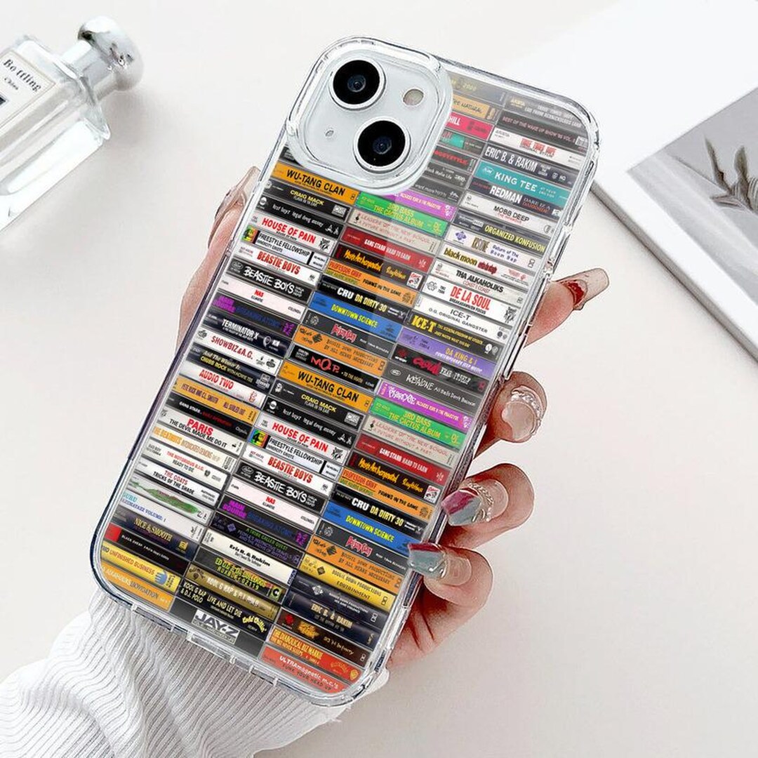 Classic 80’s & 90’s Hip Hop Albums Cassette Collection Retro Phone ...