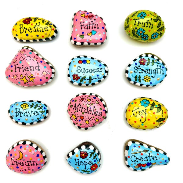 Christian Painted Rocks - Etsy
