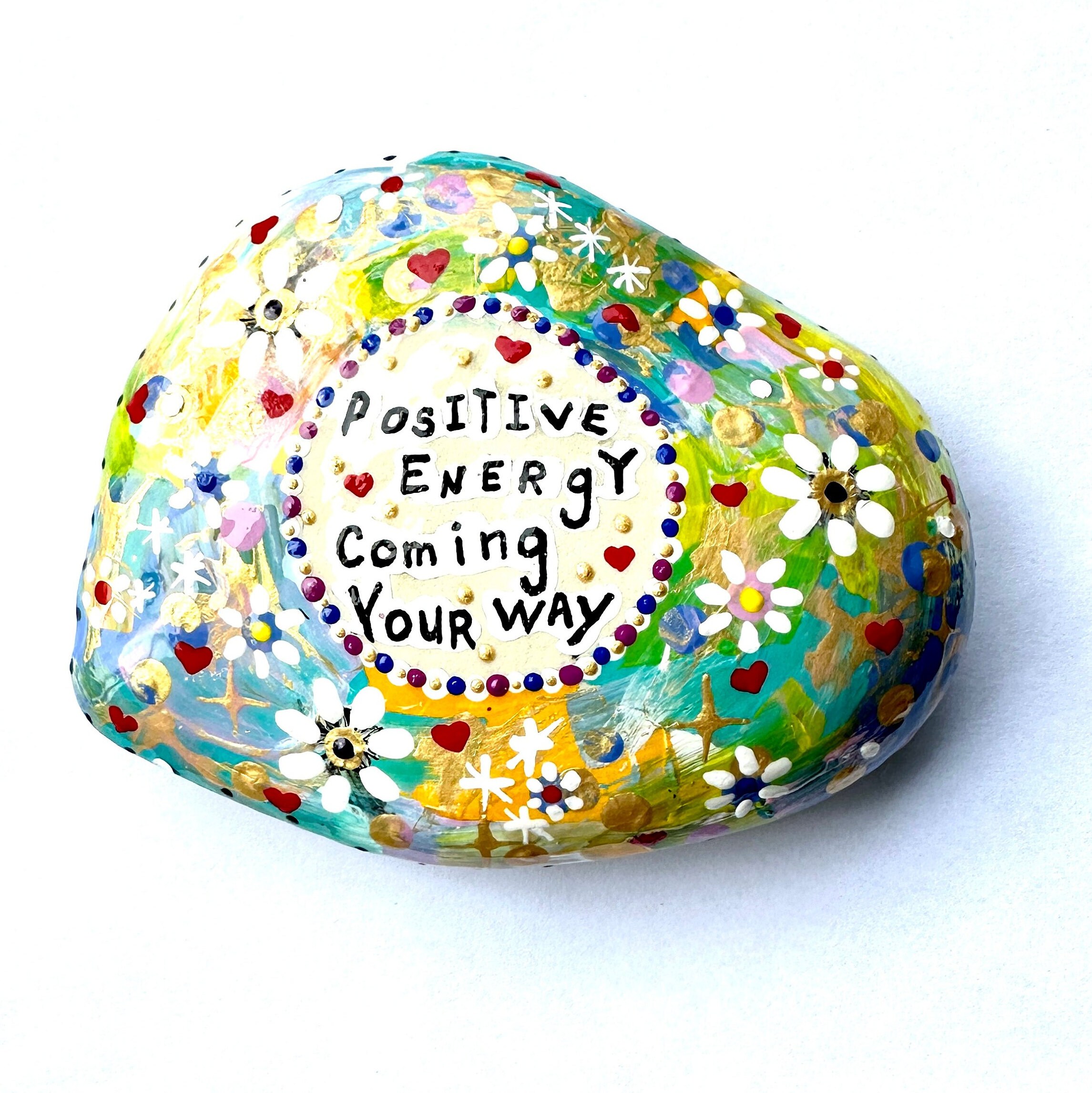 Positivity Rock, Inspirational Message, Encouragement Gift - Etsy