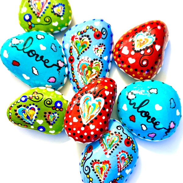 Hand Painted Rocks - Etsy