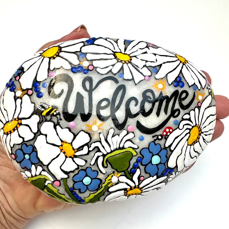Welcome Rocks - Etsy