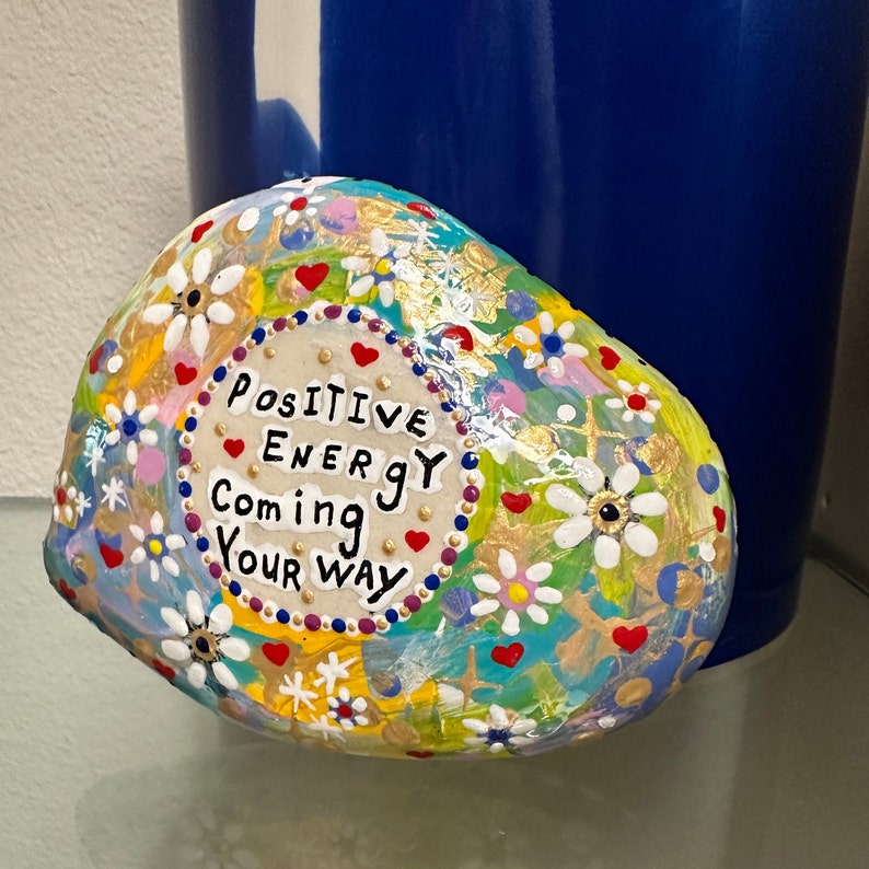 Positivity Rock, Inspirational Message, Encouragement Gift - Etsy