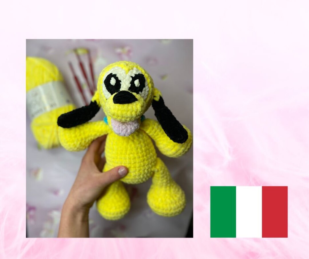 Tutorial in Italian / Crochet Pattern Amigurumi Baby Pluto - Etsy