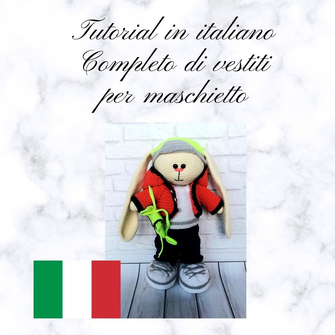 Crochet Pattern / Tutorial in Italian Complete With Baby Boy - Etsy