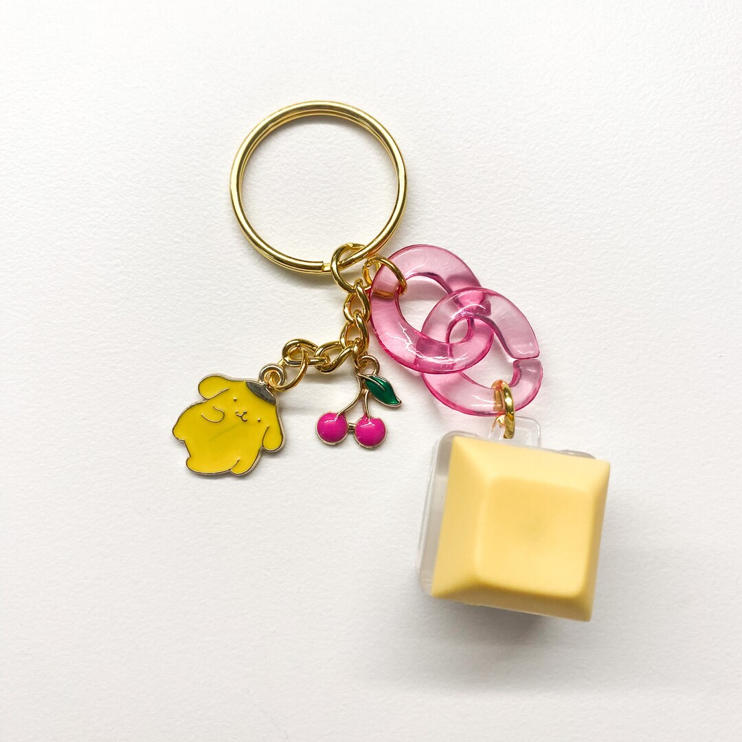 Pompompurin Keycap Fidget Keychain - Etsy