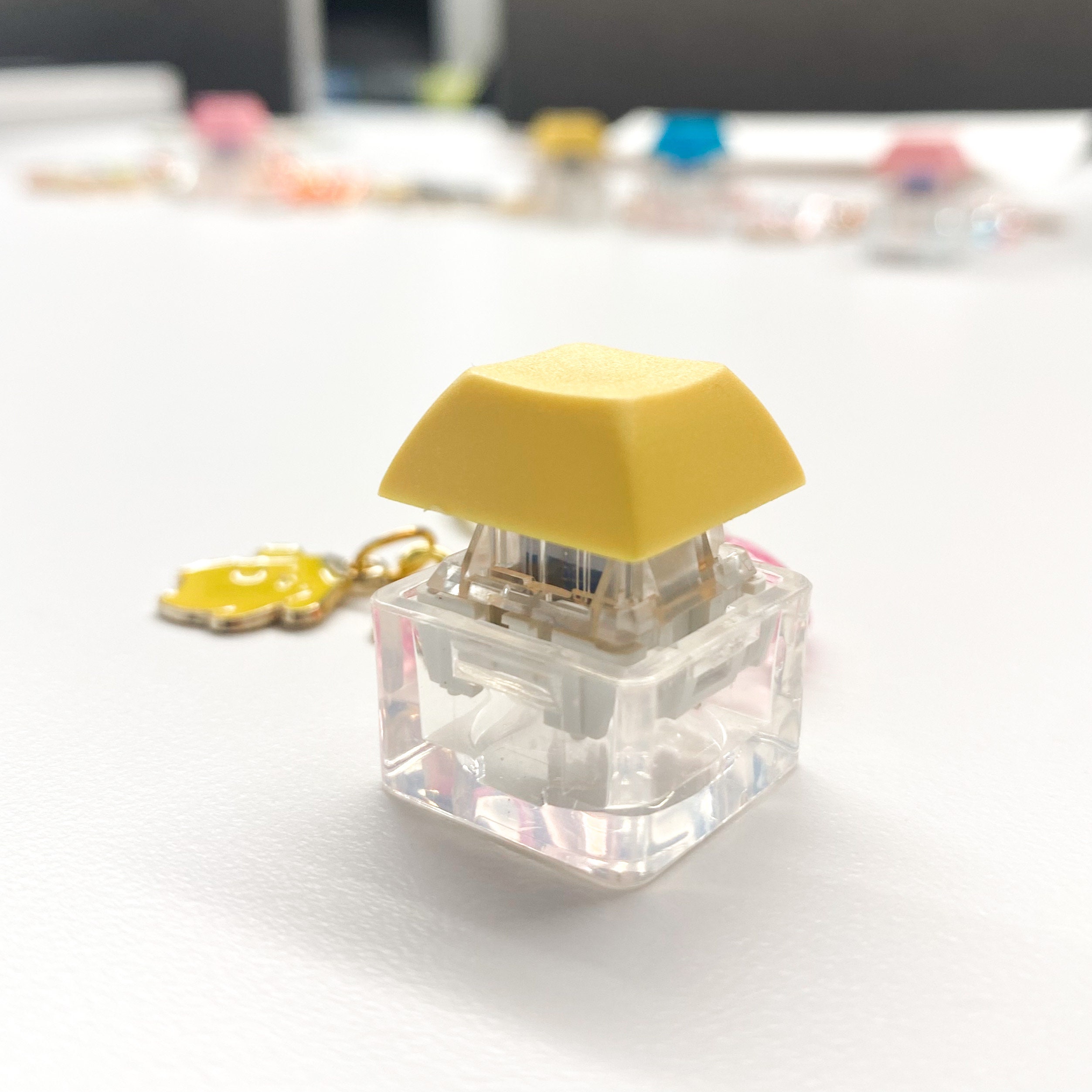 Pompompurin Keycap Fidget Keychain - Etsy