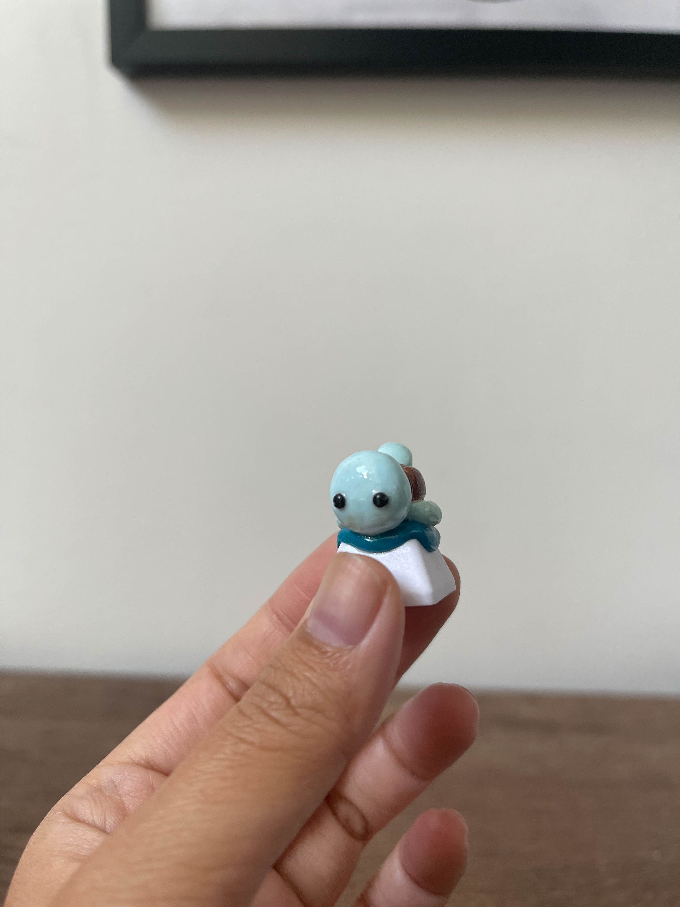 Squirtle Pokemon Handmade Artisan PBT Keycap With Cherry MX - Etsy