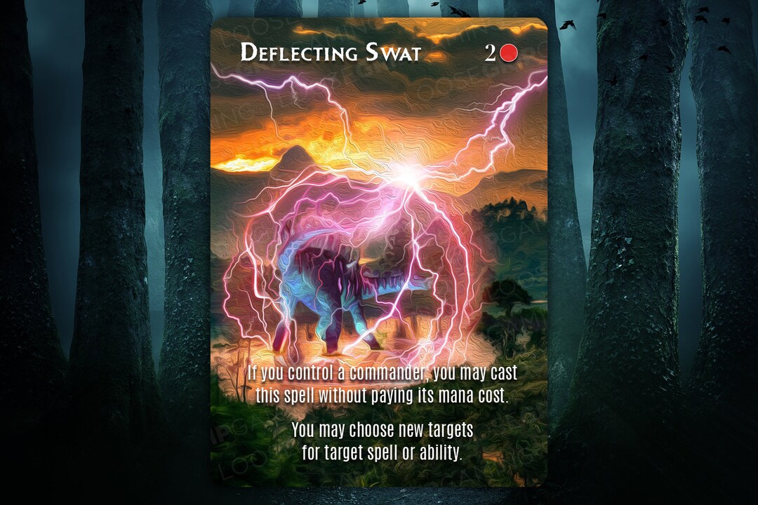 Deflecting Swat Alternate Art MTG Proxy - Etsy