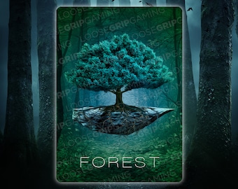 1x Forest 18 Extended Textless Full Art Custom Altered Basic Land MTG ...