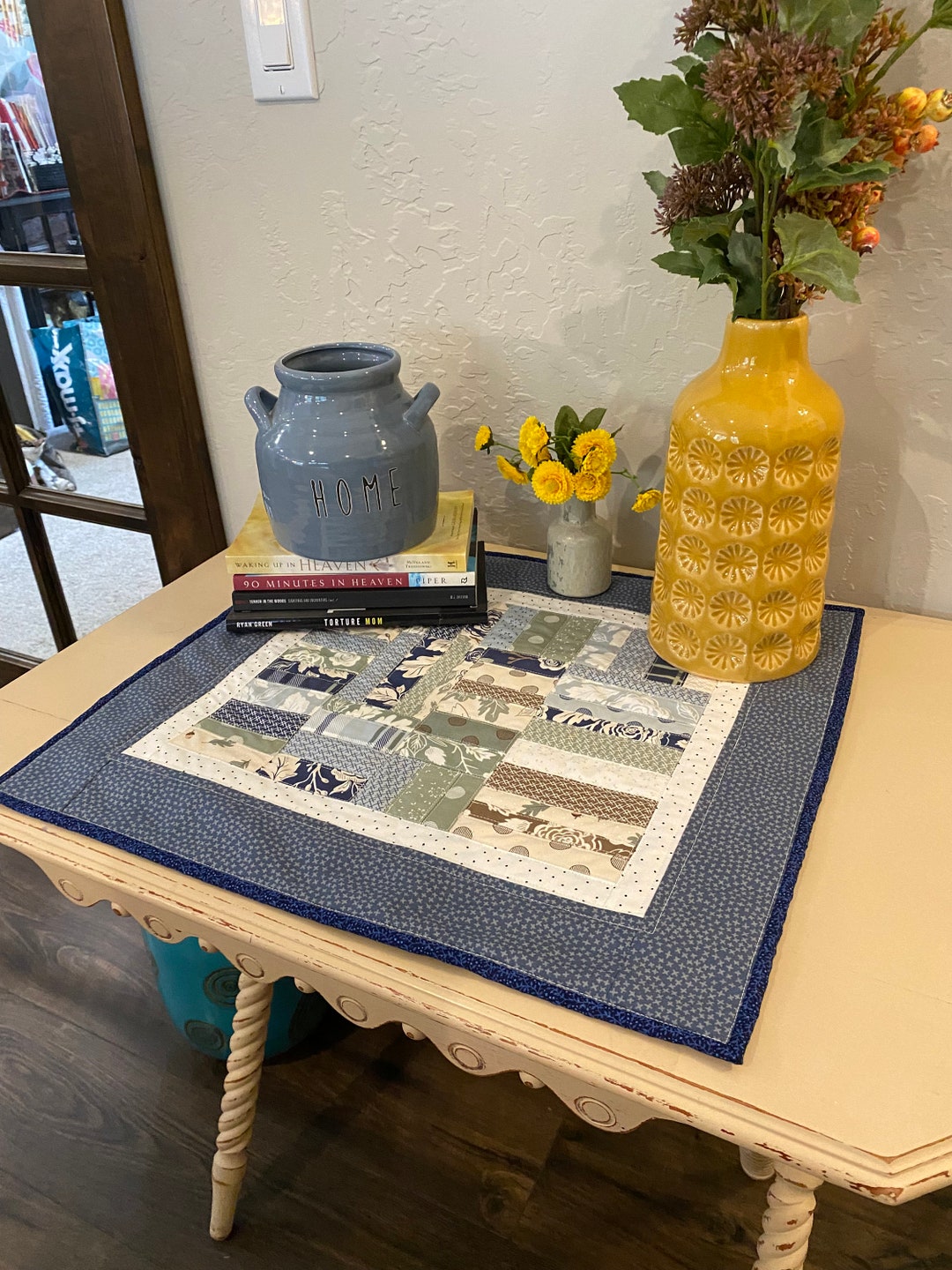 Tag Along 21x19” Table Topper - Etsy