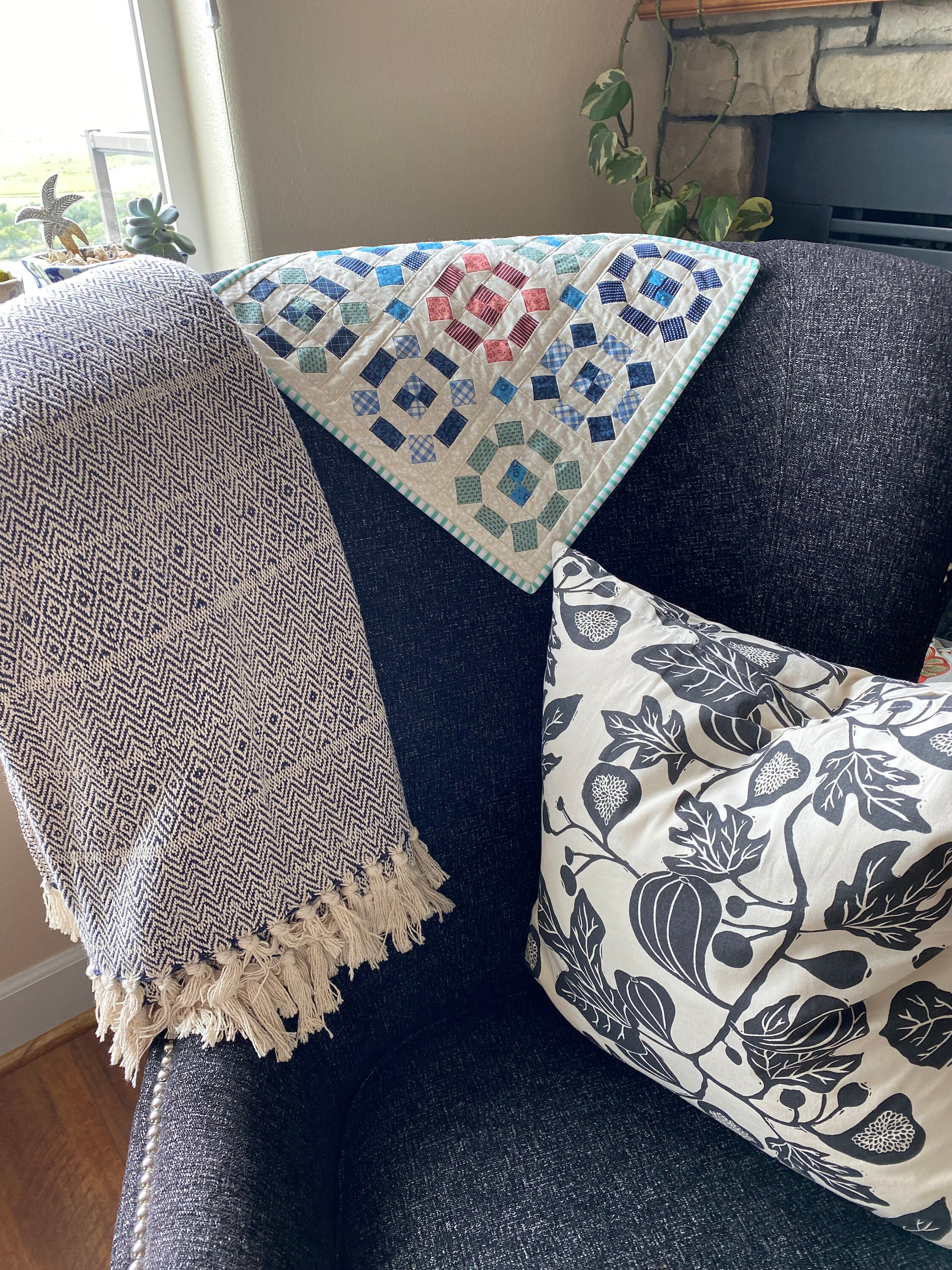 Small Steps 15 Square Table Topper - Etsy