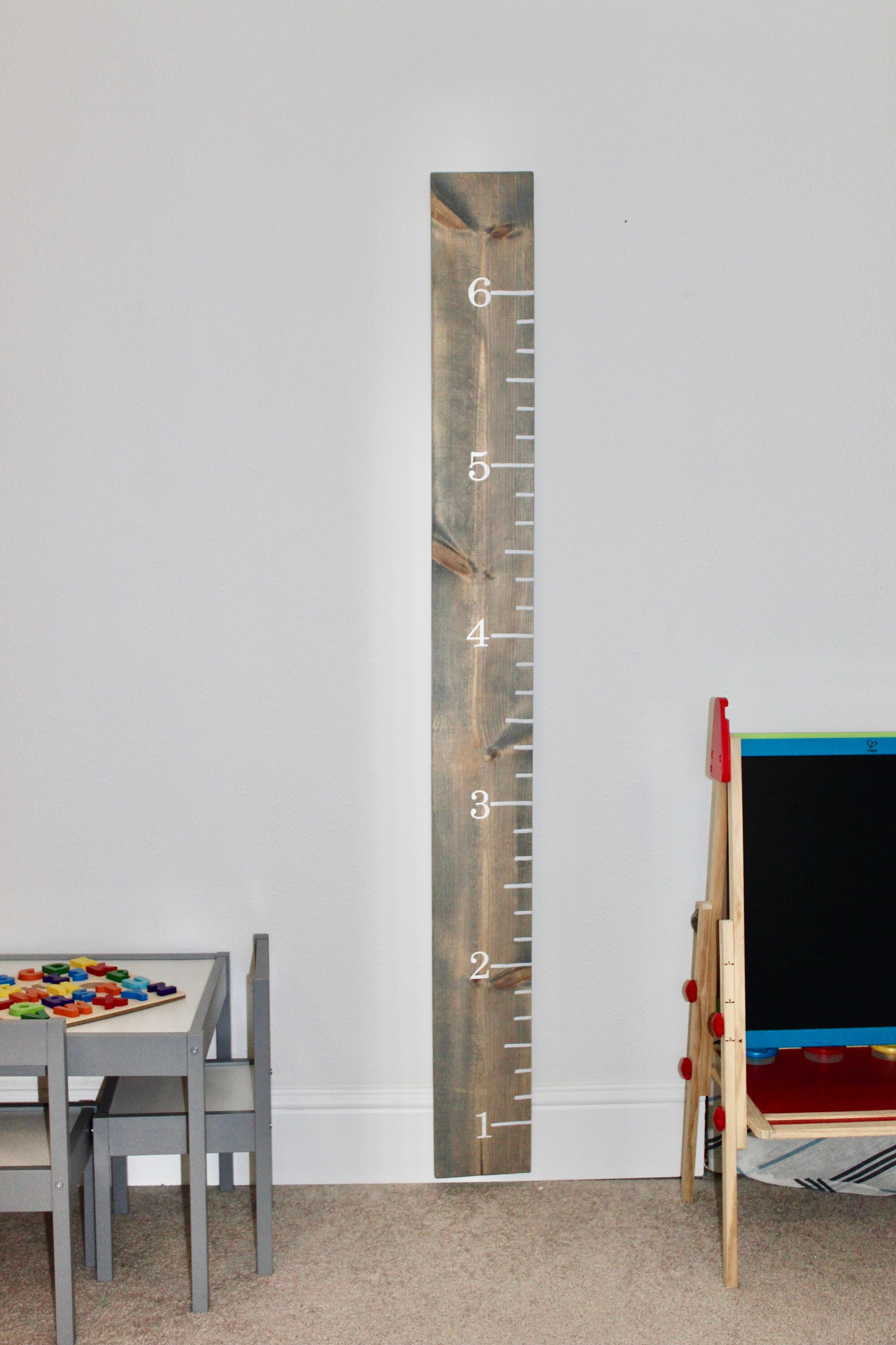 Personalized Family Growth Chart Ruler Wooden Growth Height | Etsy