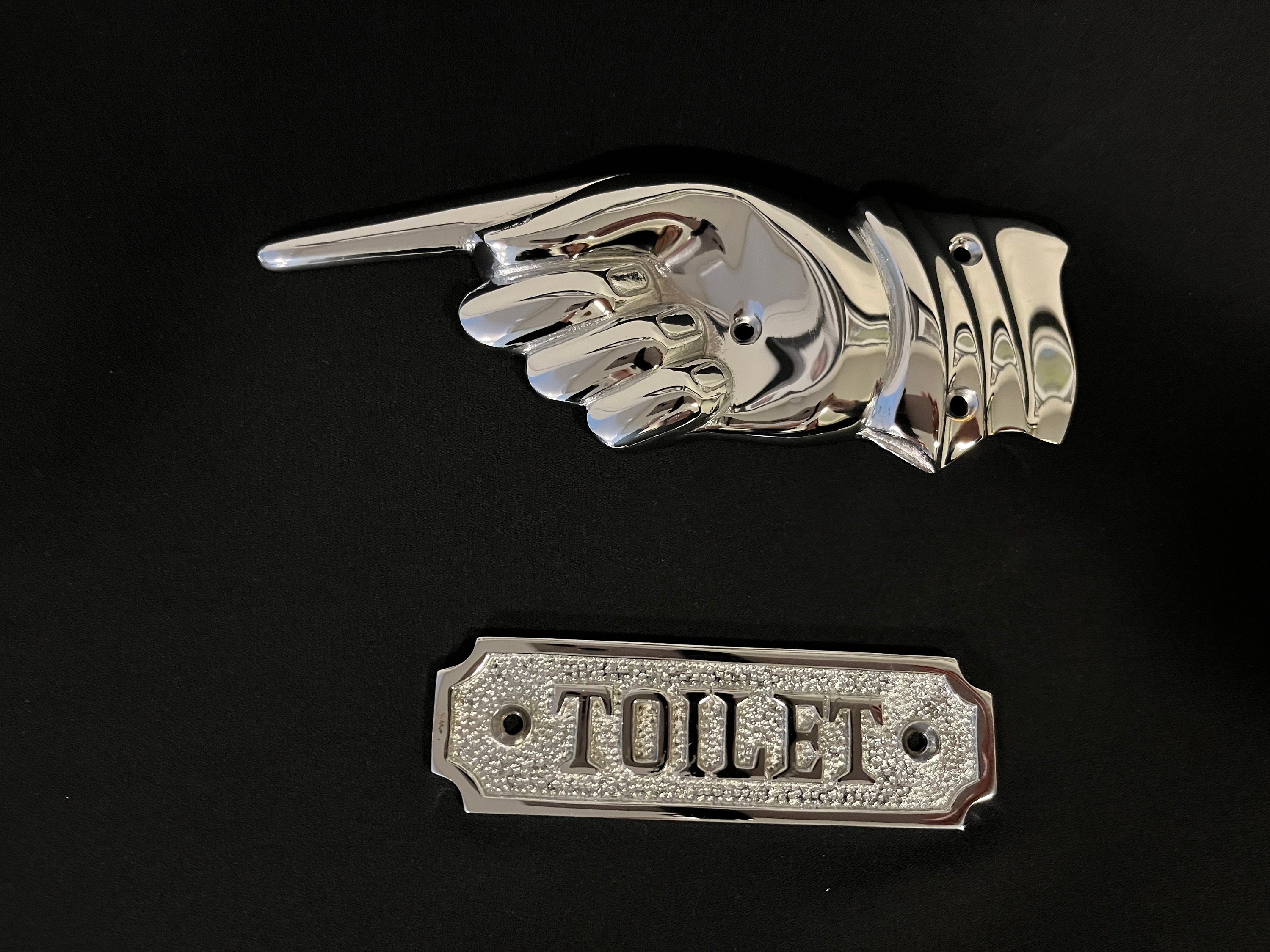 Vintage Style Toilet Sign - Etsy