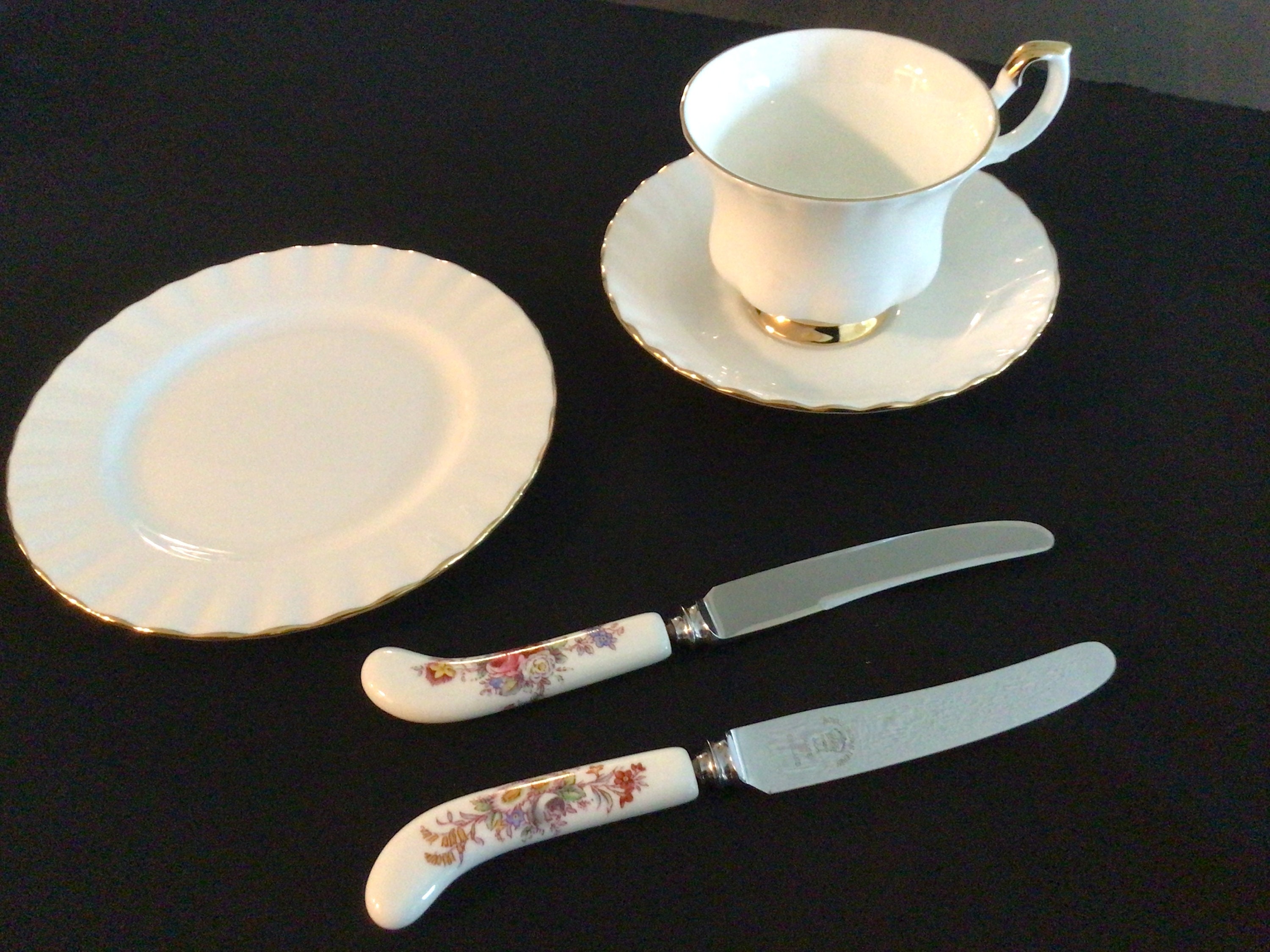 Royal Crown Derby Porcelain Handles Knives - Etsy
