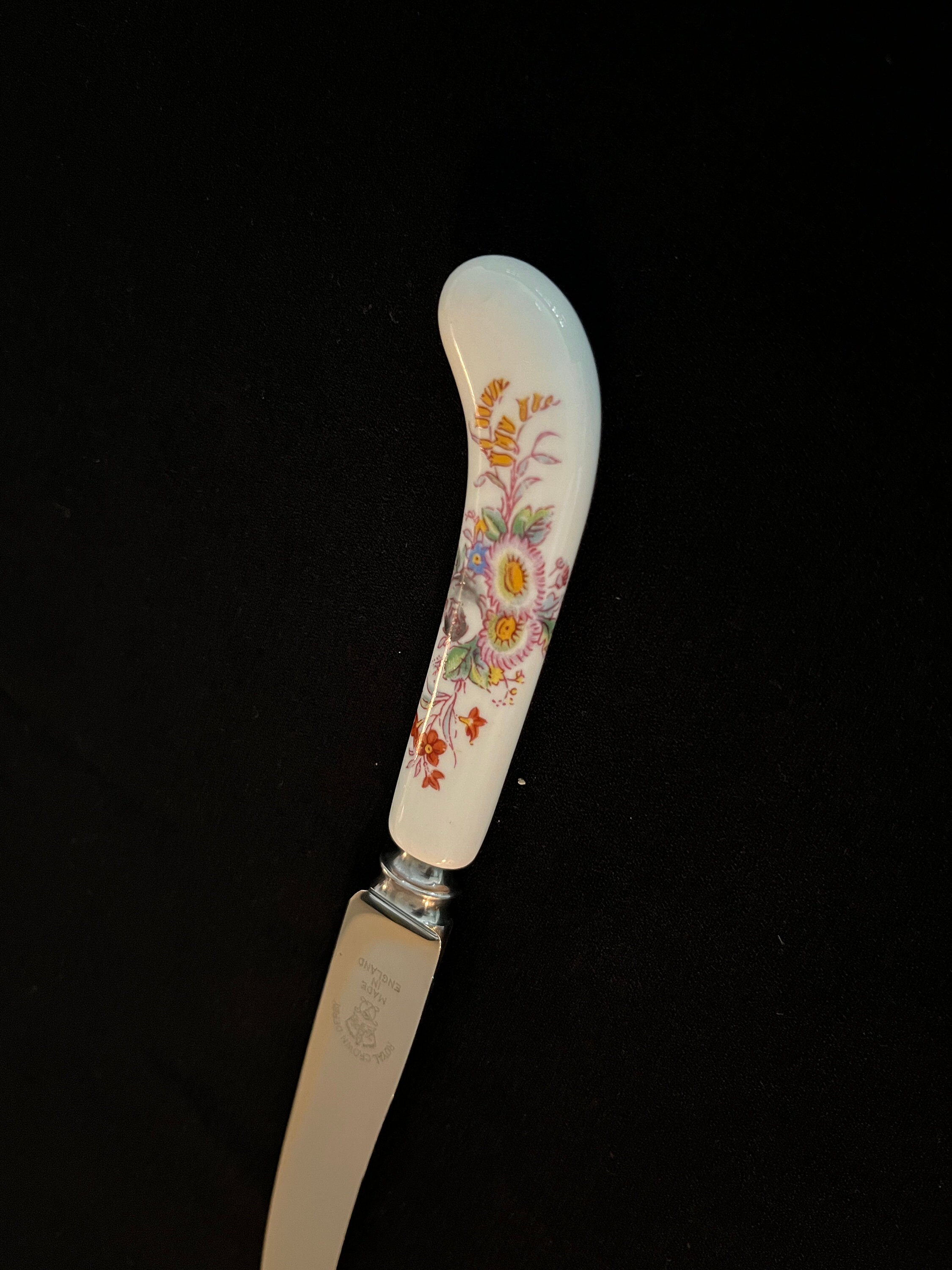 Royal Crown Derby Porcelain Handles Knives - Etsy