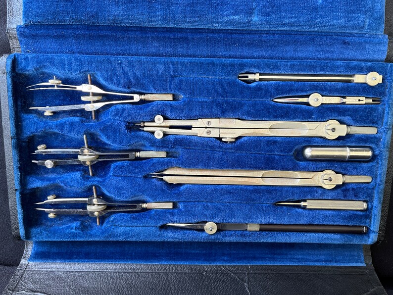 Vintage Dietzgen Reliance German Technical Drawing Set - Etsy