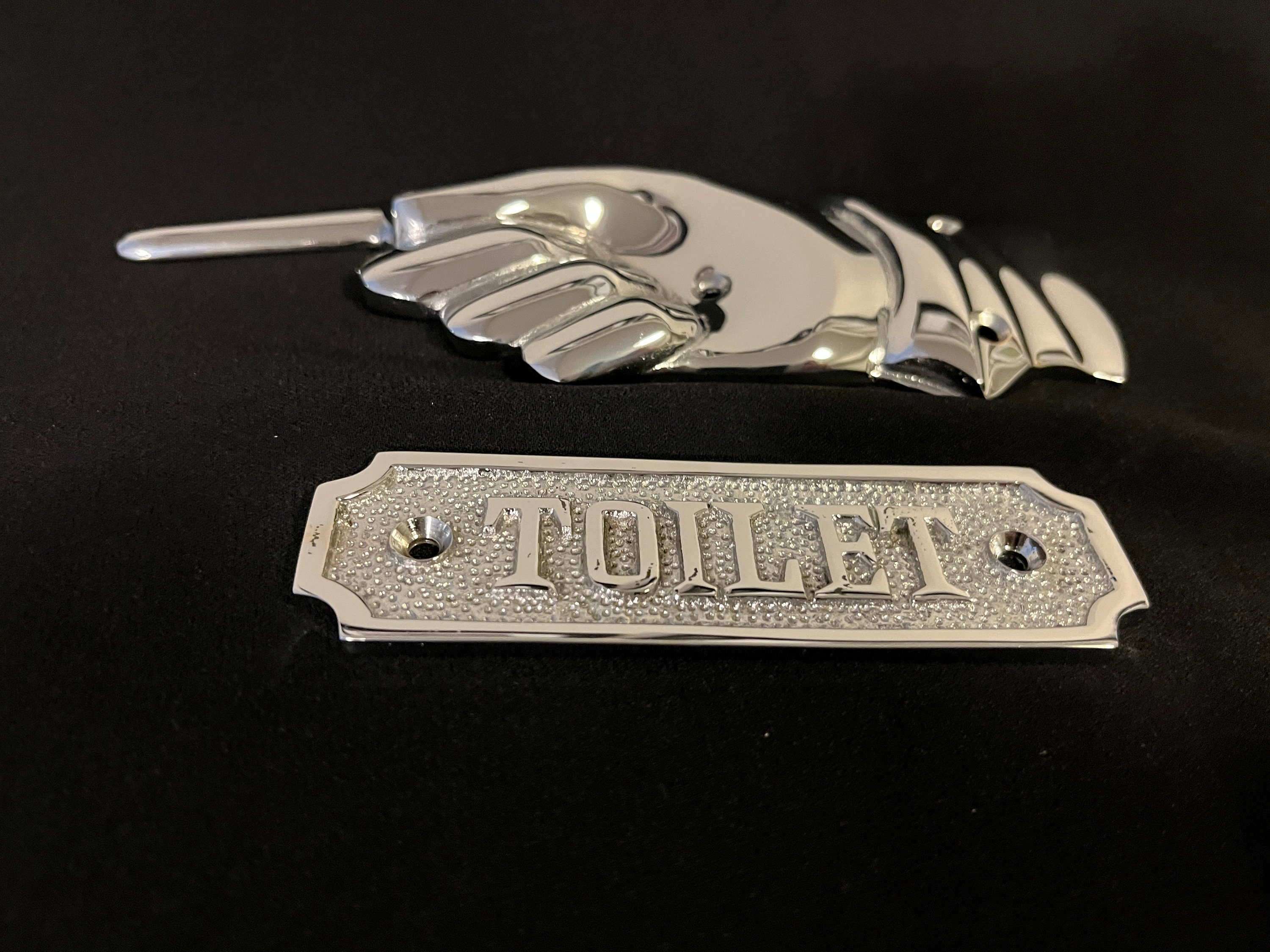 Vintage Style Toilet Sign - Etsy