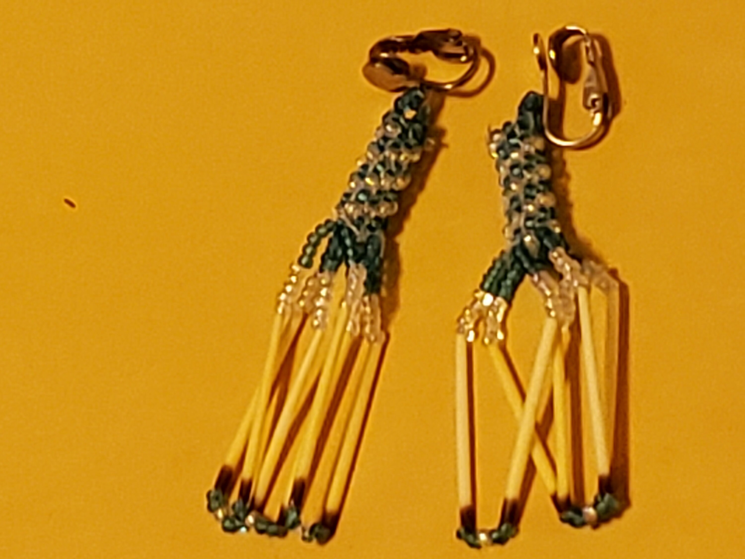 Alaska Native Beaded Ear Rings - Etsy