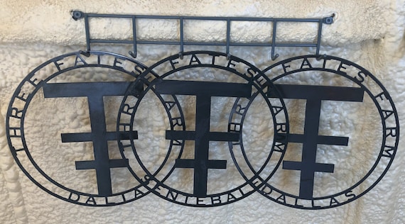 Personalized Metal Stall Sign - Etsy