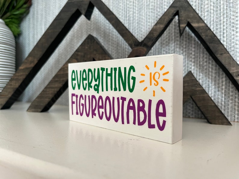 Everything is Figureoutable - Etsy