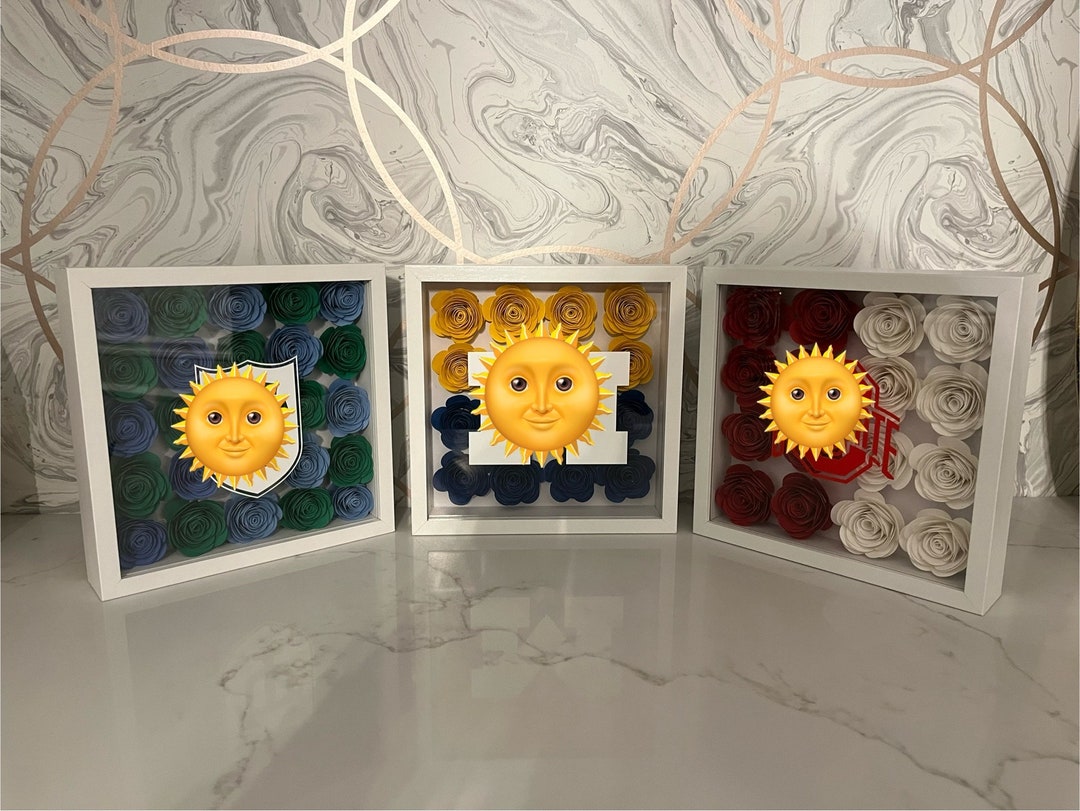 FREE SHIPPING Custom College Logo Shadow Box - Etsy