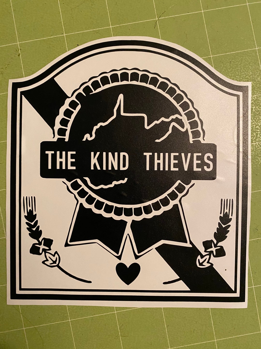 THE KIND THIEVES Peeber Vinyl Sticker - Etsy