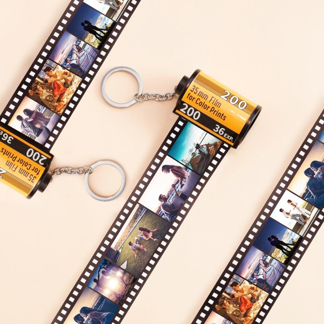 Customized Photo Film Memory Gifts Photo Keychain Custom Roll Film ...