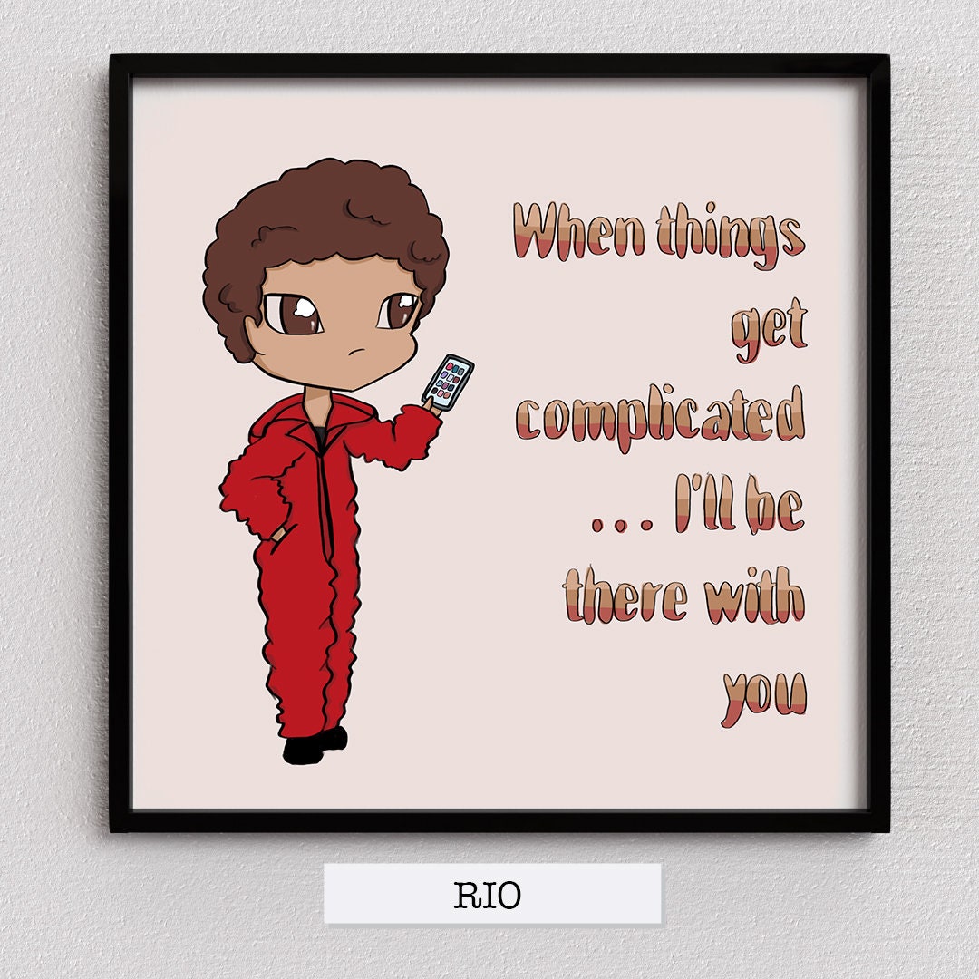 Cute Mini Heist Characters Print - Etsy