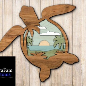 DIY Layered Turtle Sign - Etsy