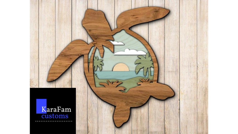 DIY Layered Turtle Sign - Etsy