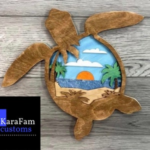 DIY Layered Turtle Sign - Etsy