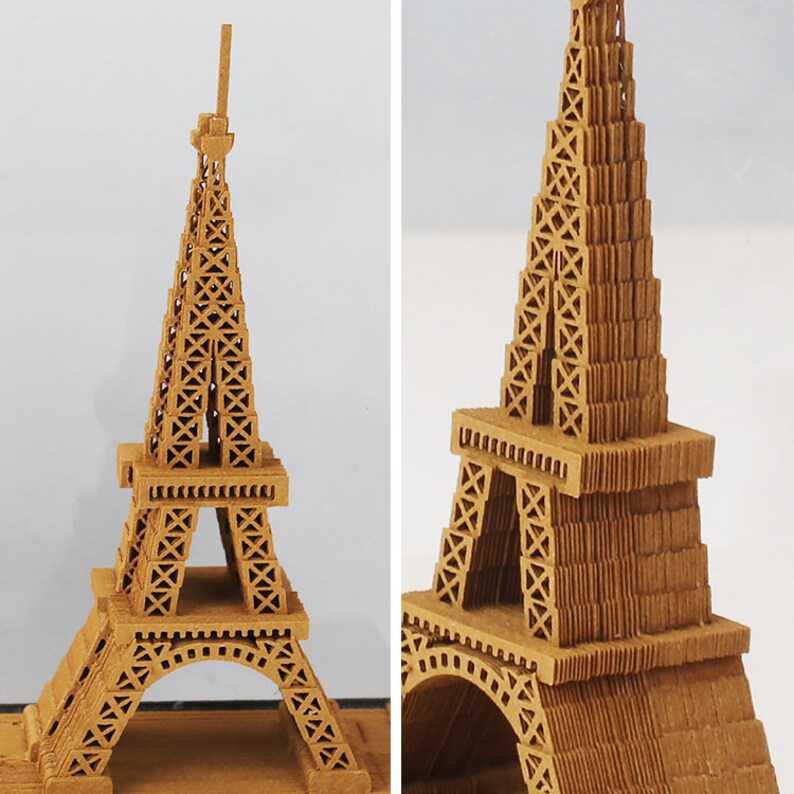 Omoshiroi Block France Eiffel Tower 3D Memo Pad | Etsy