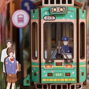 Japanese Sakura's Travel DIY Wooden Bookend Creative - Etsy New Zealand
