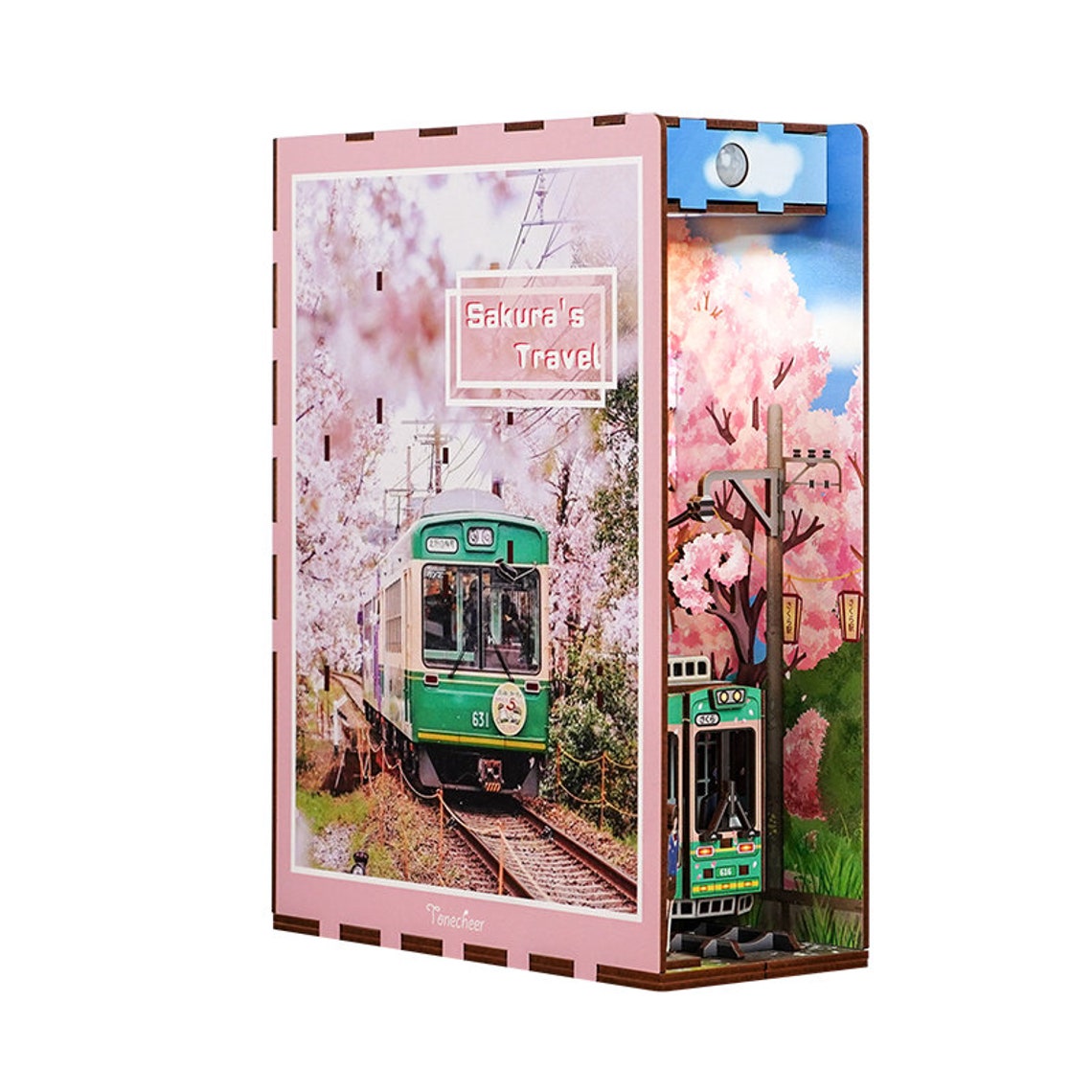 Japanese Sakura's Travel DIY Wooden Bookend Creative - Etsy New Zealand