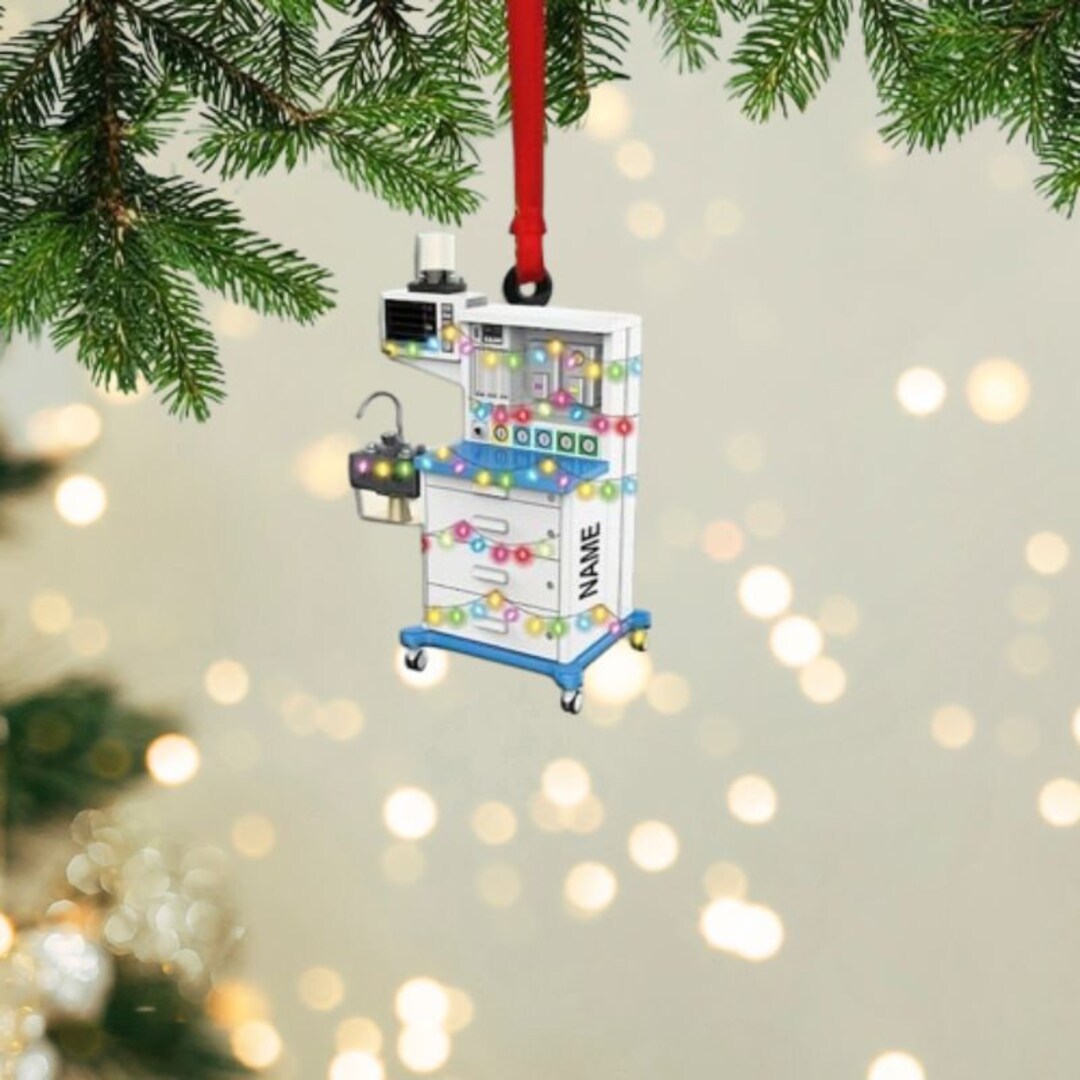 Personalized Anesthesia Machine Xmas Ornament Anesthesia - Etsy