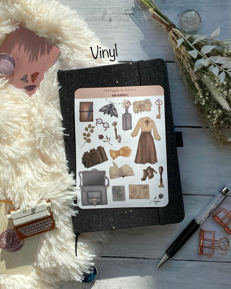 Dark Academia I and II Sticker Set dark Academia Stickers | Etsy Ireland