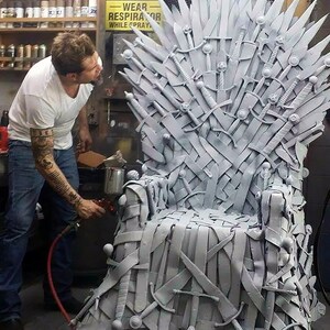 Game of Thrones Iron Throne Full-size Prop Replica – Handcrafted ...